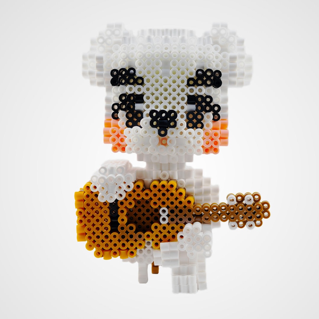 K.K. Slider 3D Perler Figurine - Etsy