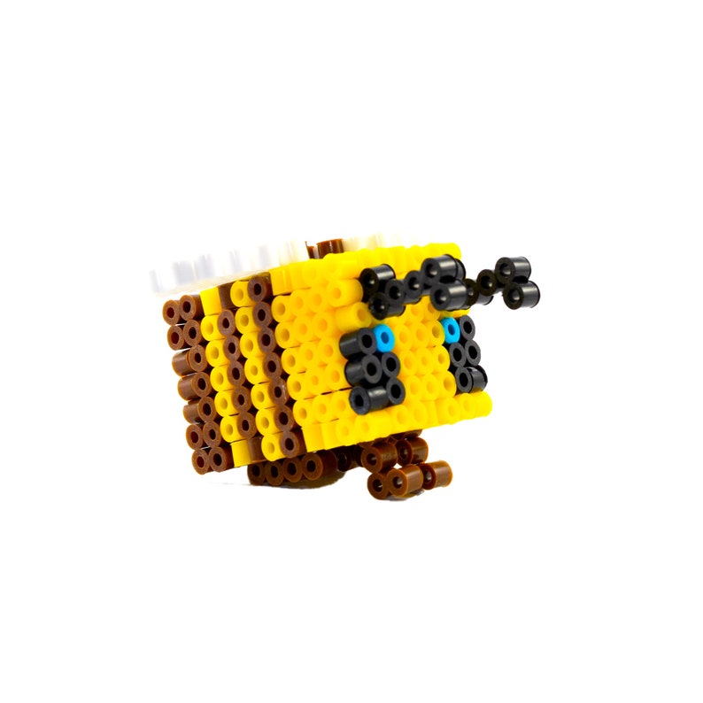 Minecraft Bee 3D Perler Figurine - Etsy