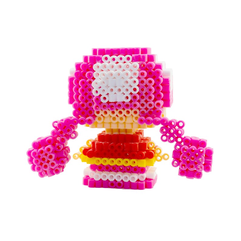 Toadette 3D Perler Figurine - Etsy