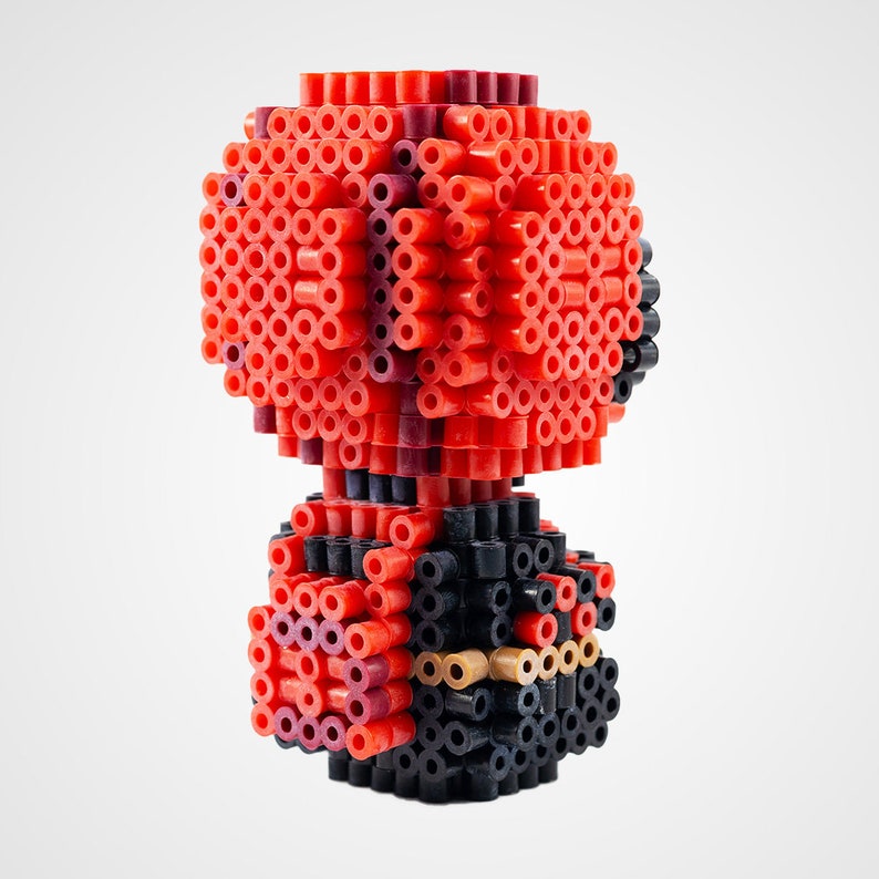 Deadpool 3D Perler Figurine - Etsy