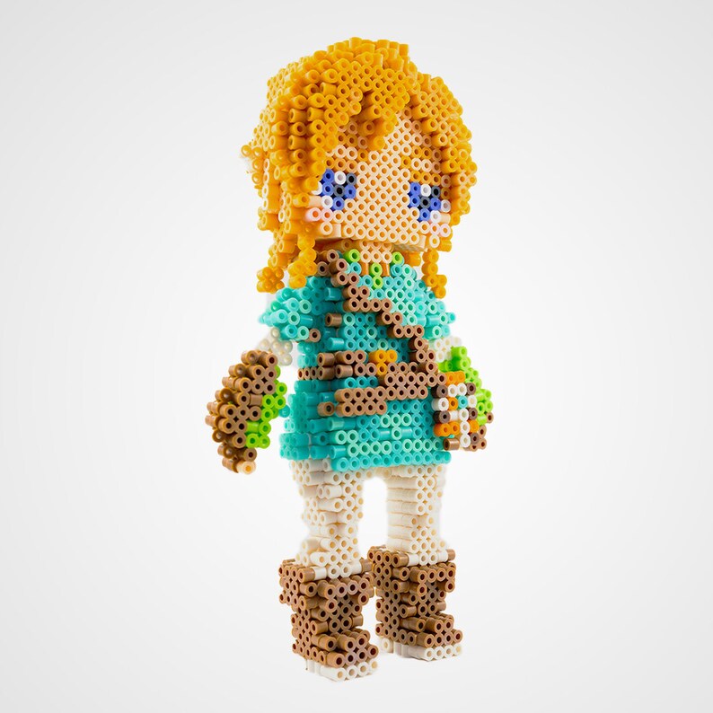 Link 3D Perler Figurine - Etsy