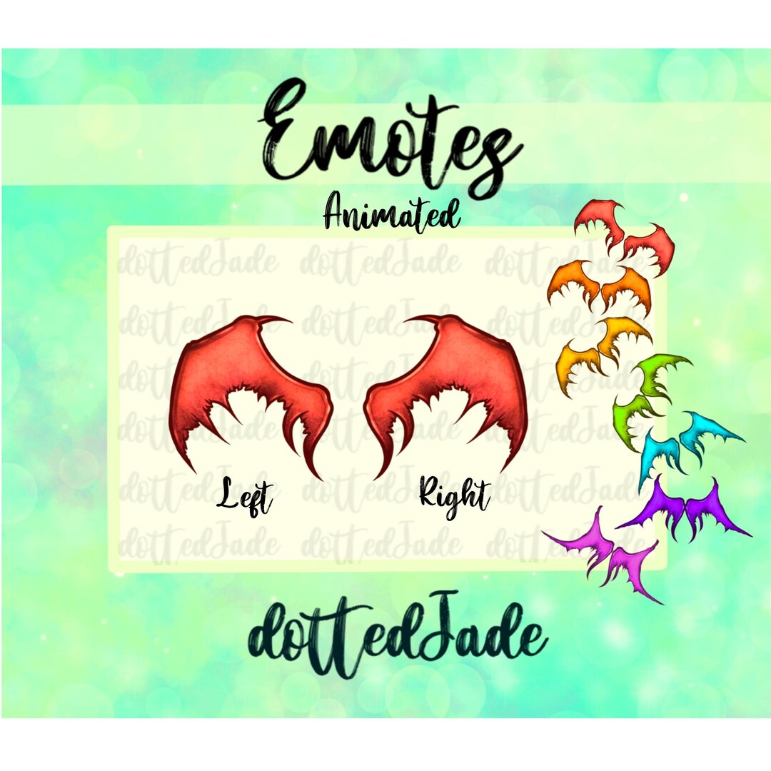 Animated Dragon Wing Emotes - Etsy