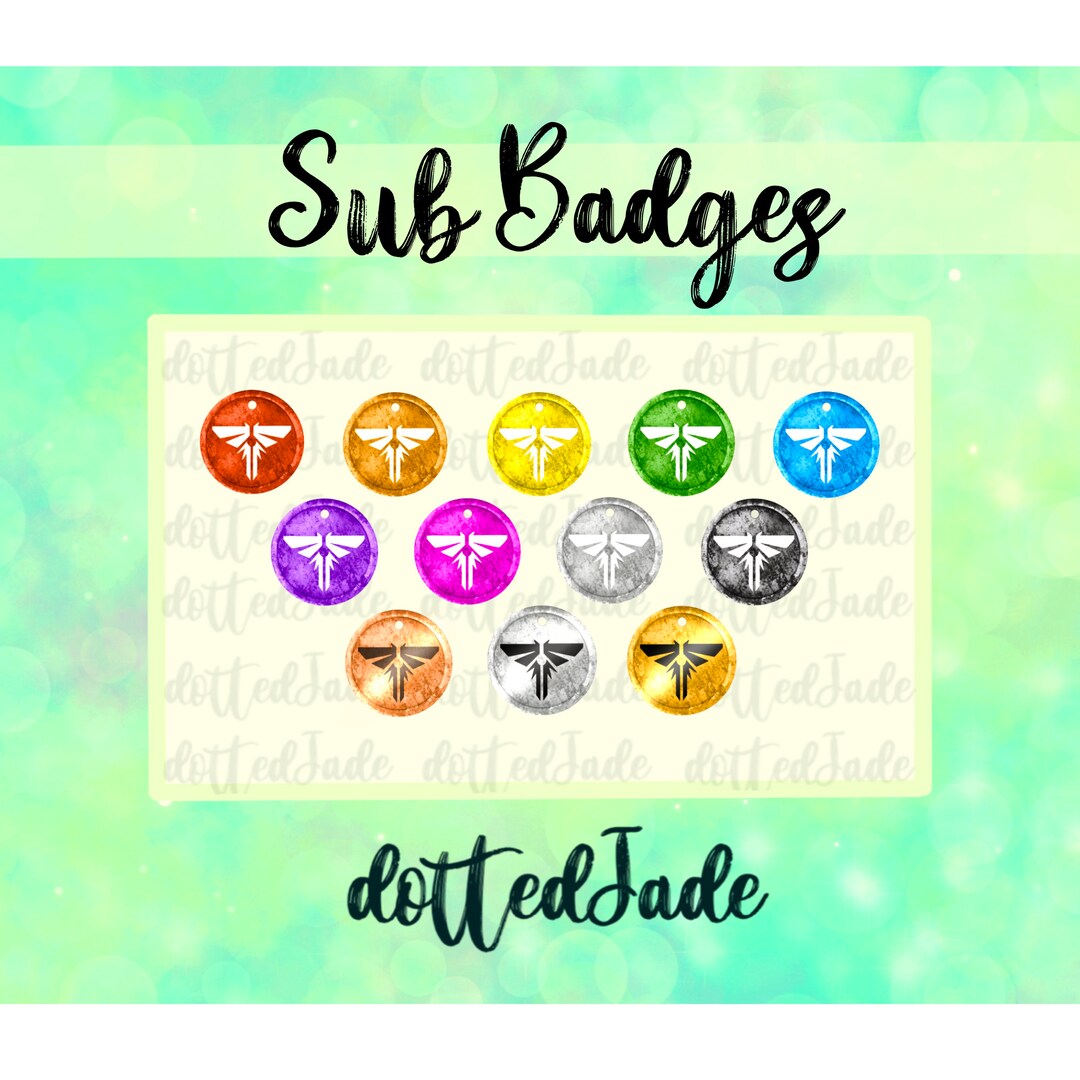 The Last of Us Firefly Tag Sub Badges - Etsy UK
