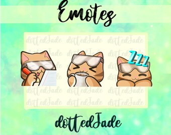 Chat Emotes pour votre Twitch Stream Paquet de 6 Émotes animales Emotes ...