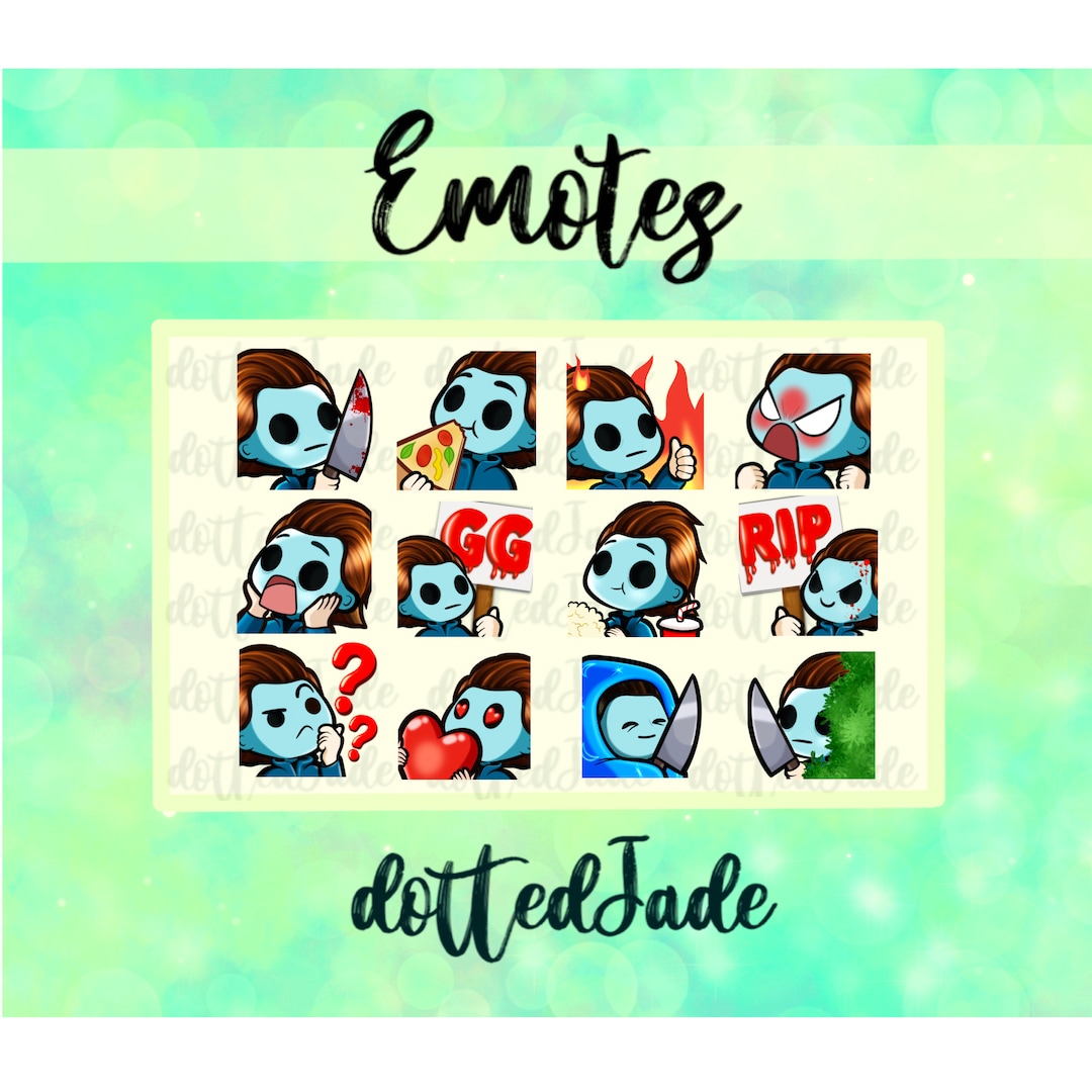 Cute Fun Michael Myers Emotes - Etsy