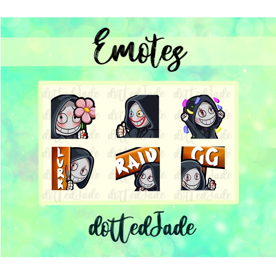 Cute Killer Emotes | Digital Download - Etsy
