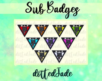 Last of Us Firefly Sub Badges for Twitch INSTANT DOWNLOAD Tlou ...