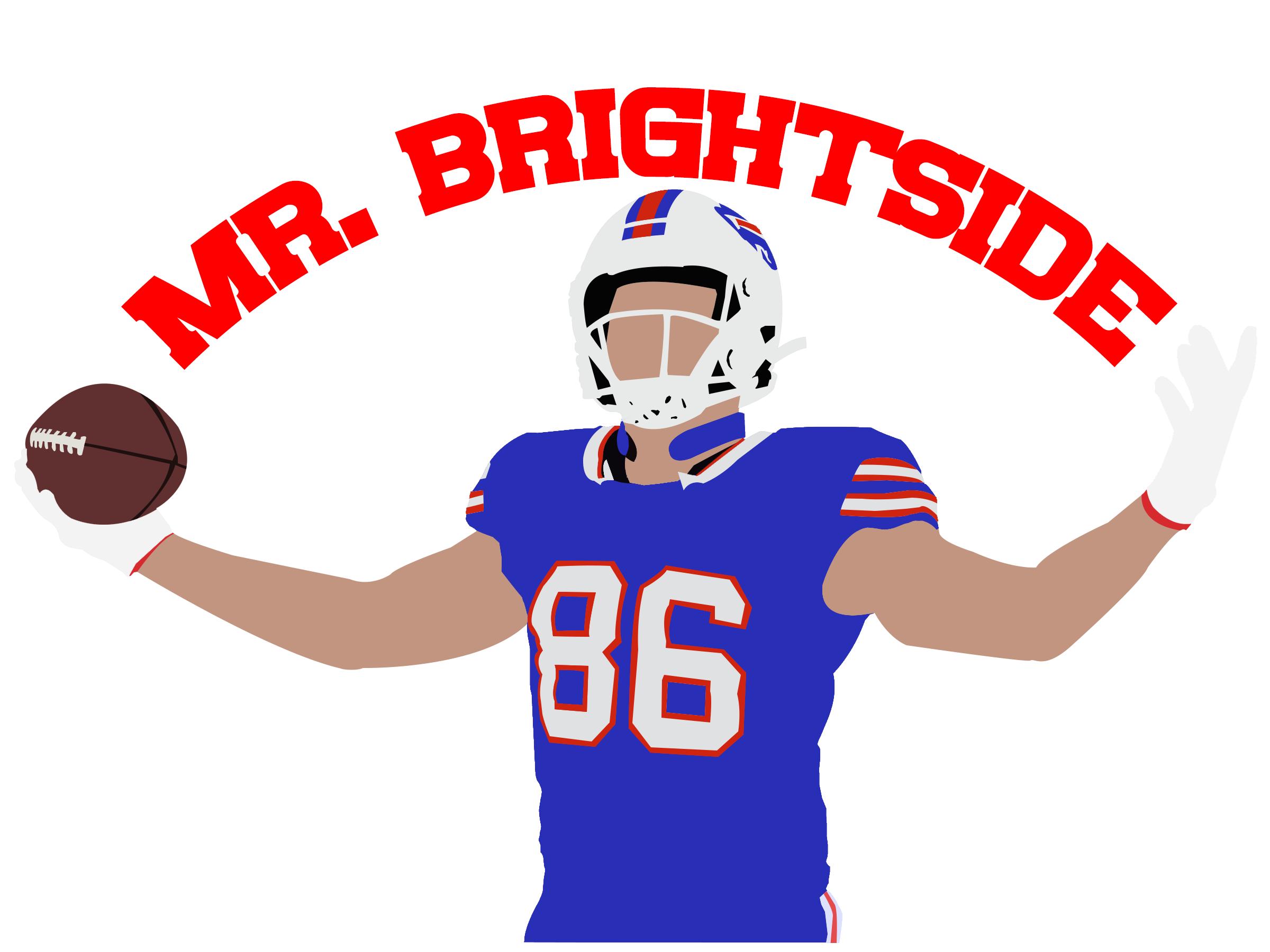 Dalton Kincaid "mr. Brightside" Buffalo Bills Sticker | Unique NFL Fan ...