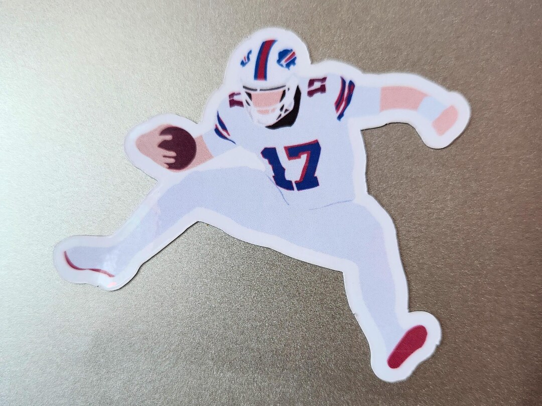 Josh Allen Hurdling Magnet – Buffalo Bills Fan Vinyl Decal for Cars ...
