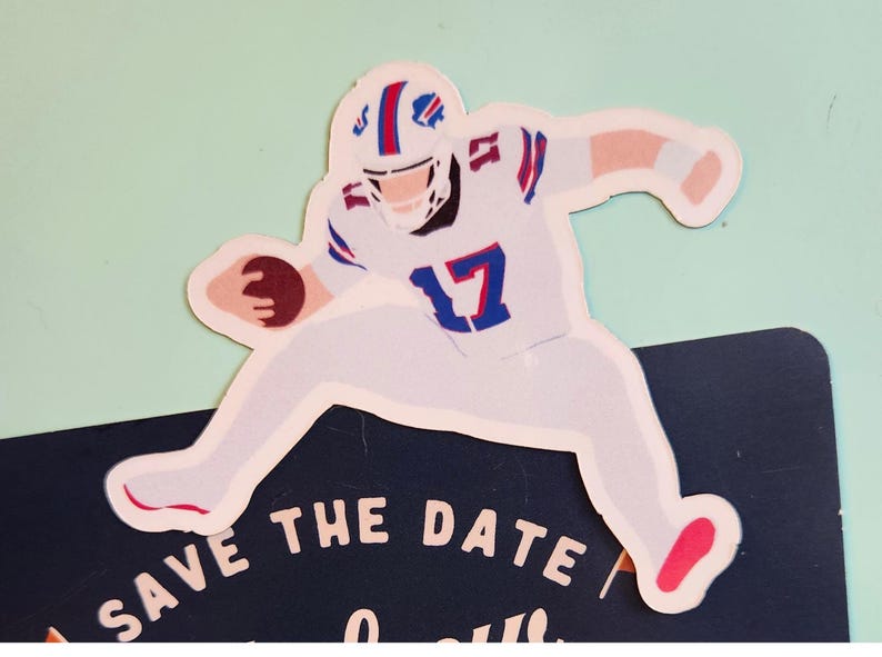 Josh Allen Hurdling Magnet – Buffalo Bills Fan Vinyl Decal for Cars ...