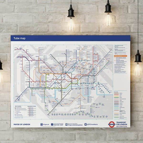 London Tube - Etsy