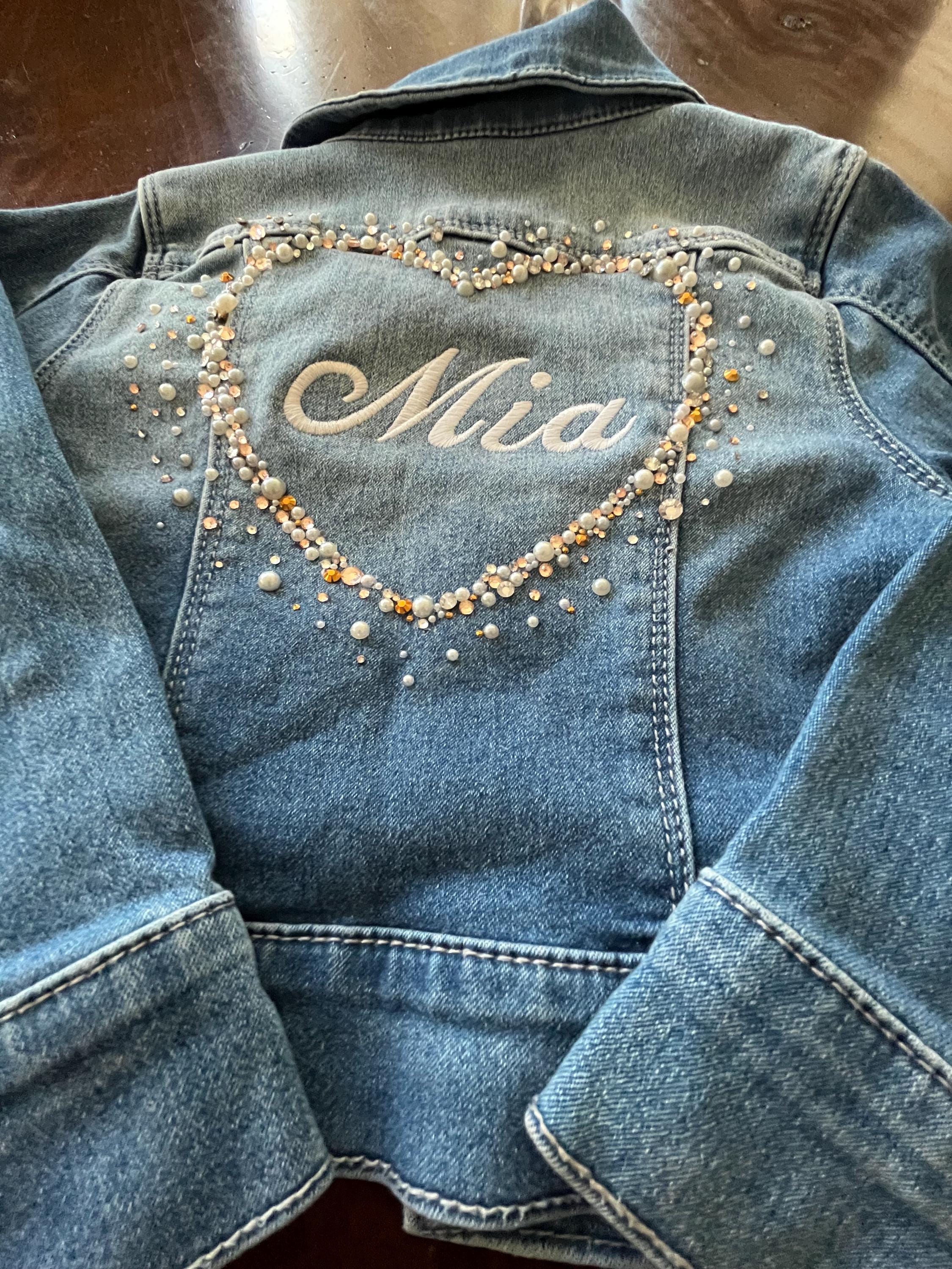 Swiftie CUSTOM Concert Jean Jacket! Bling and Fringe! - Etsy
