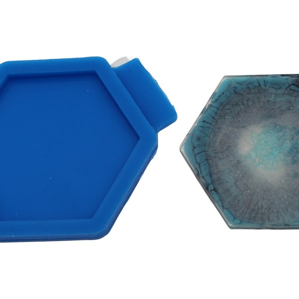 Hexagon Frame Silicone Mold - Etsy