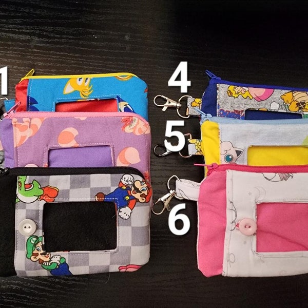 Wallet With Badge Holder - Etsy