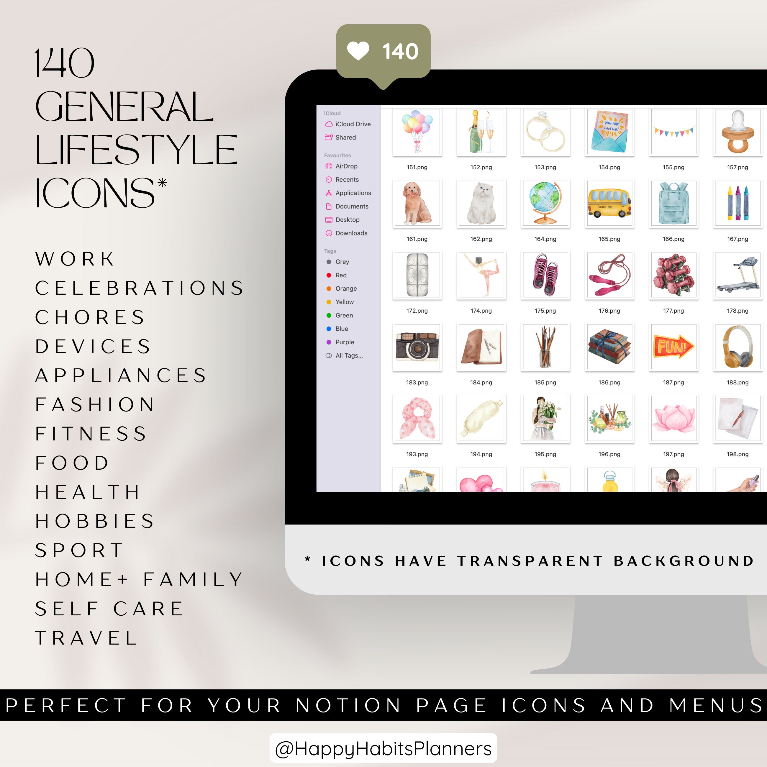 Watercolor Notion Customization Bundle Notion Icons, Notion Covers ...