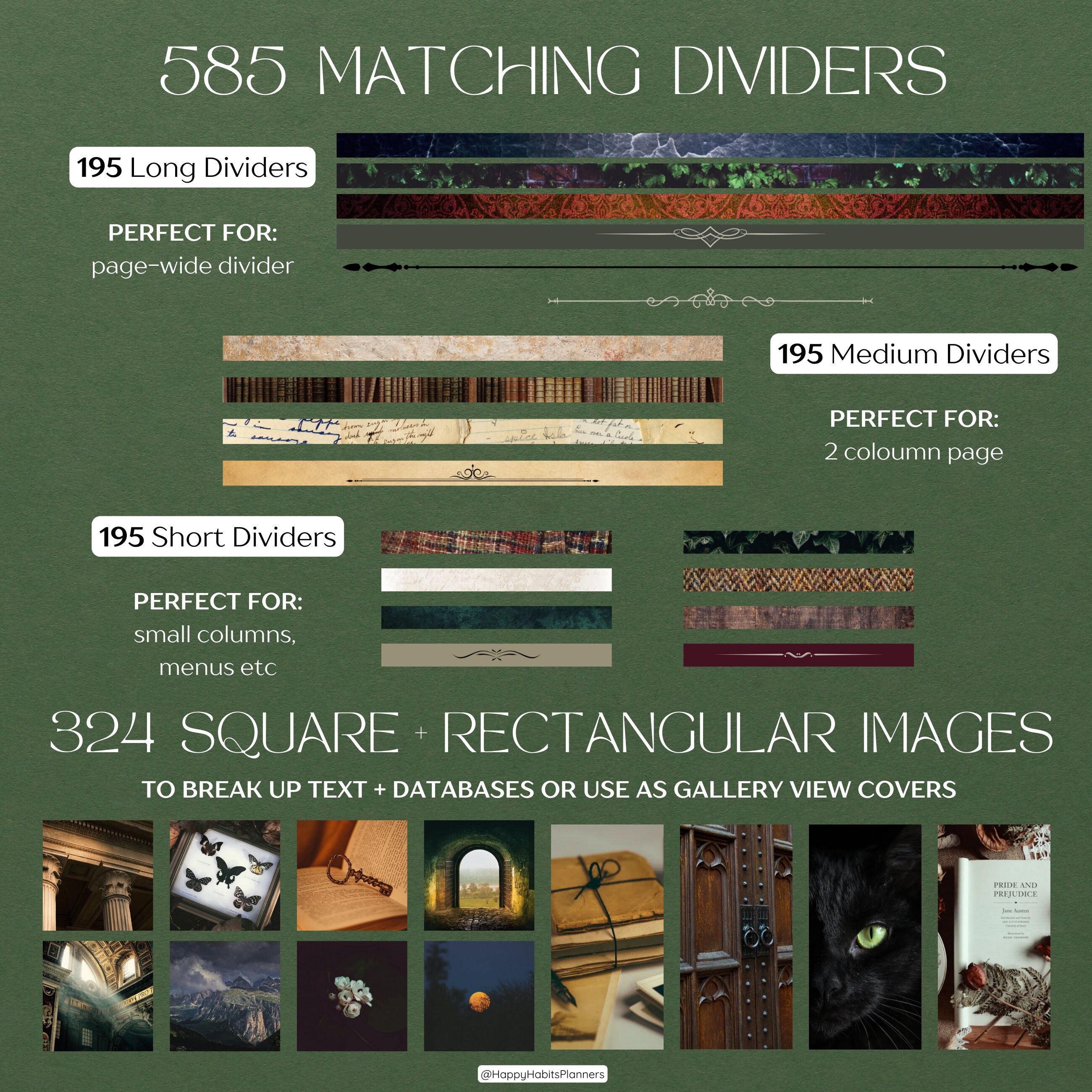 Dark Academia Aesthetic Notion Customization Bundle | Notion Icons ...