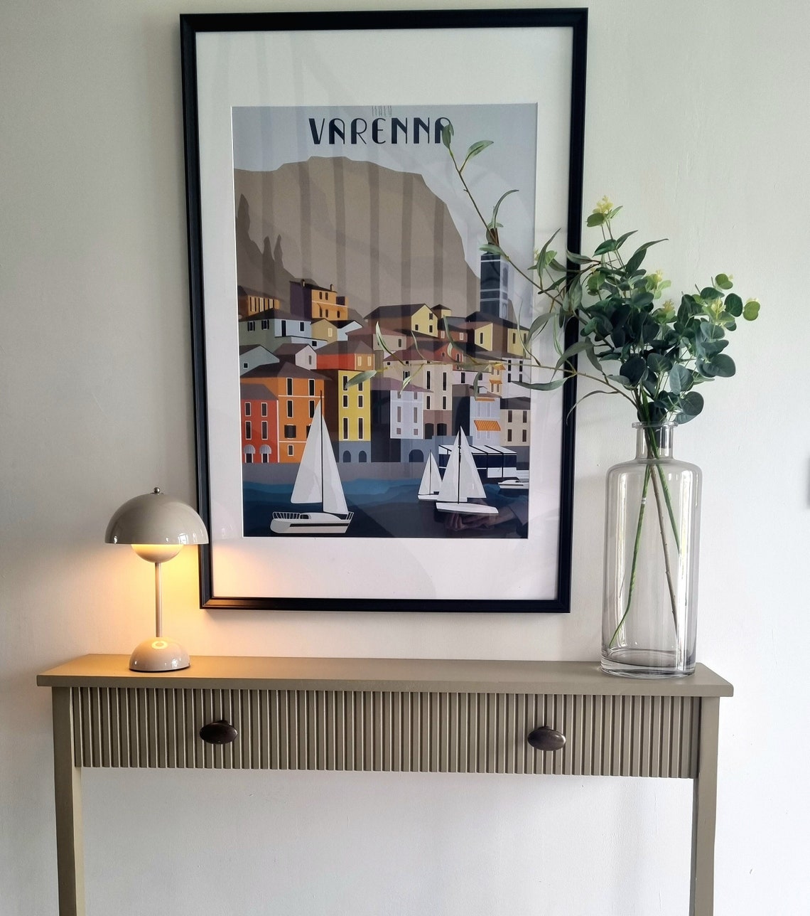 Radiator Console Table Cover Fluted Beaded Reeded. Hand Made to Order ...