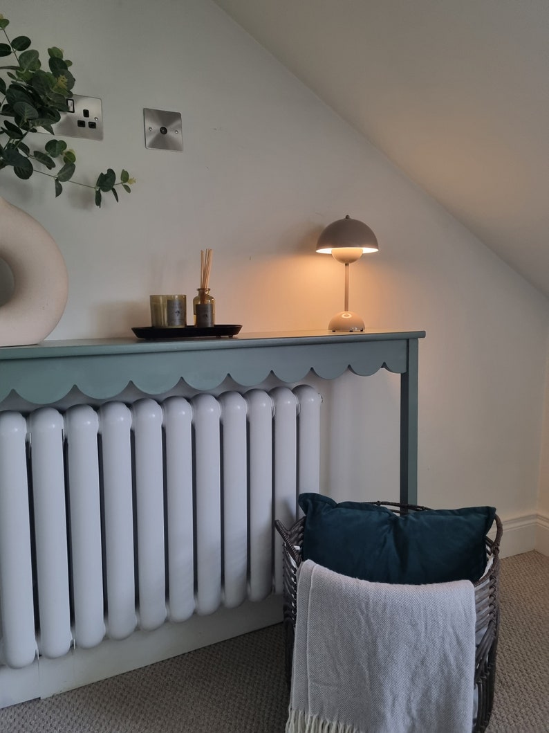 Radiator Console Table Cover Scallop Wavy Edge. Fully Customisable - Etsy