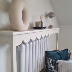 Radiator Console Table Cover Scallop Wavy Edge. Fully Customisable - Etsy