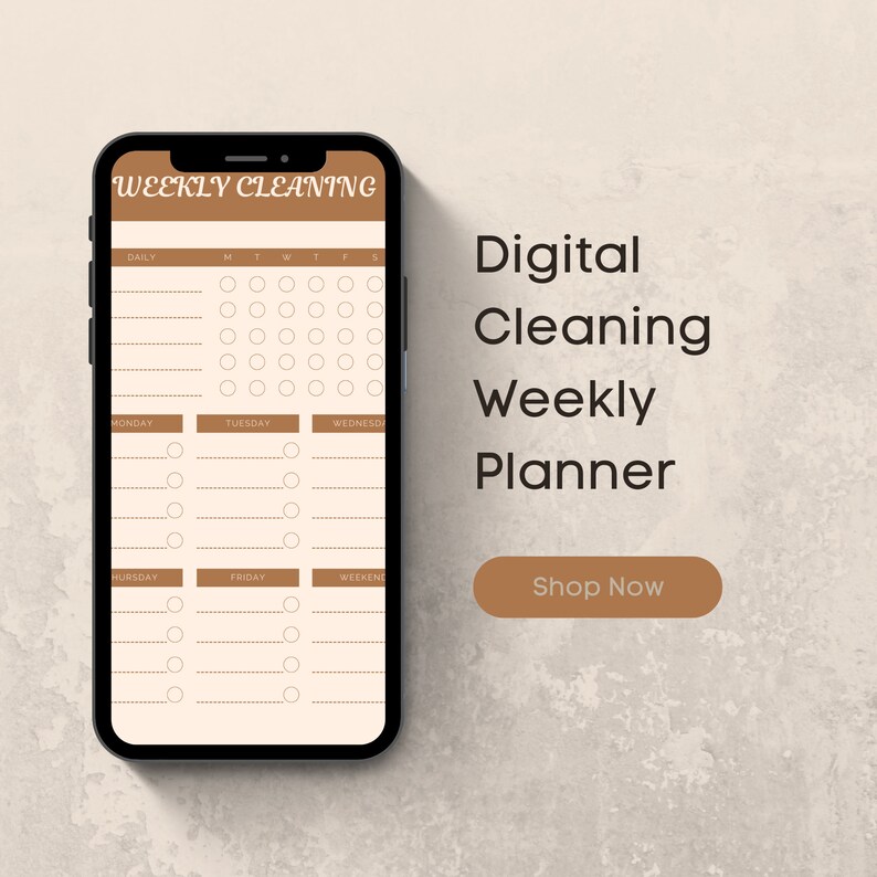 Editable Cleaning Schedule, Cleaning Planner, Cleaning Checklist ...