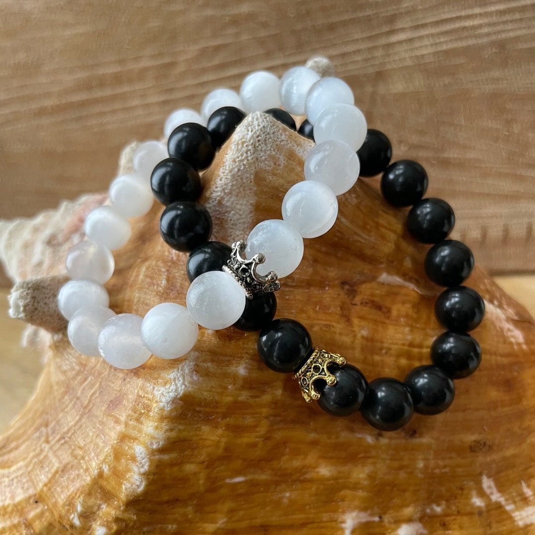 King & Queen Set 10mm Stones - Etsy