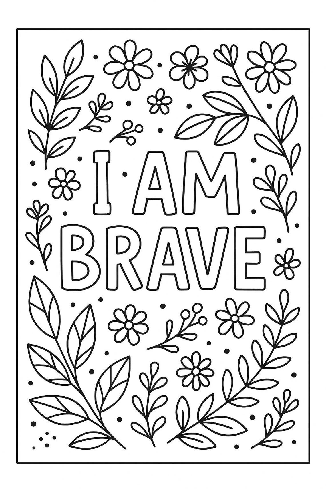 Bundle of Coloring Affirmations - Etsy