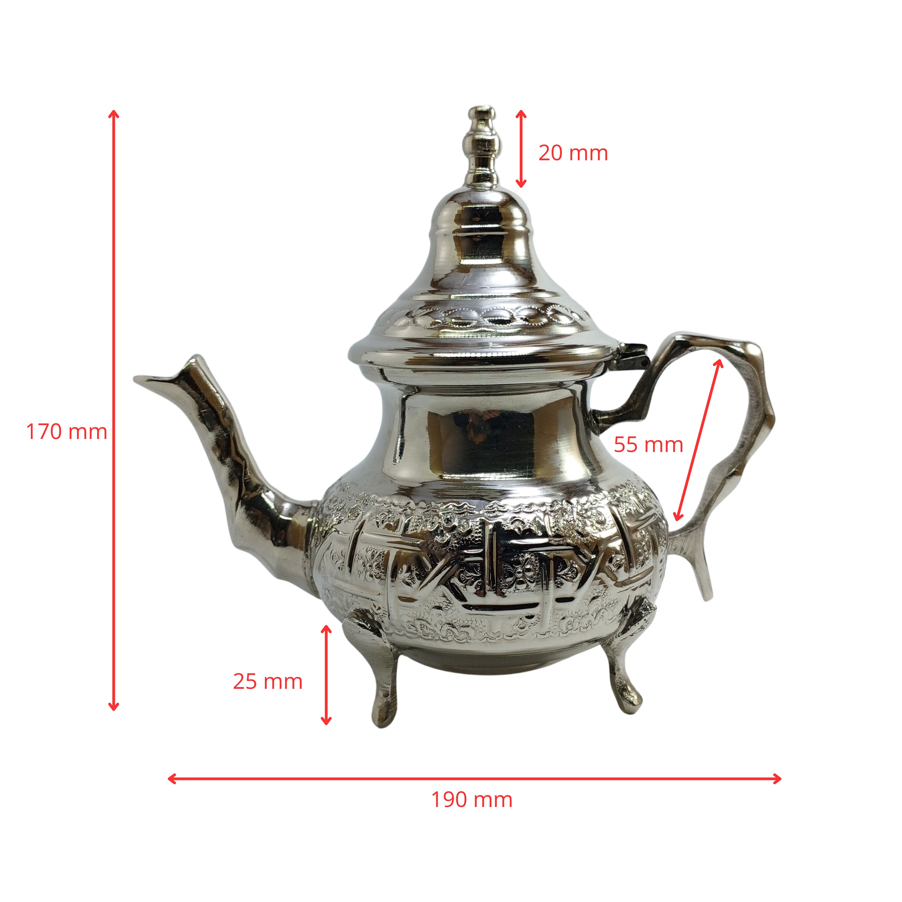 Moroccan Teapot . | Handmade Teapot | Small Moroccan Teapot | Vintage ...