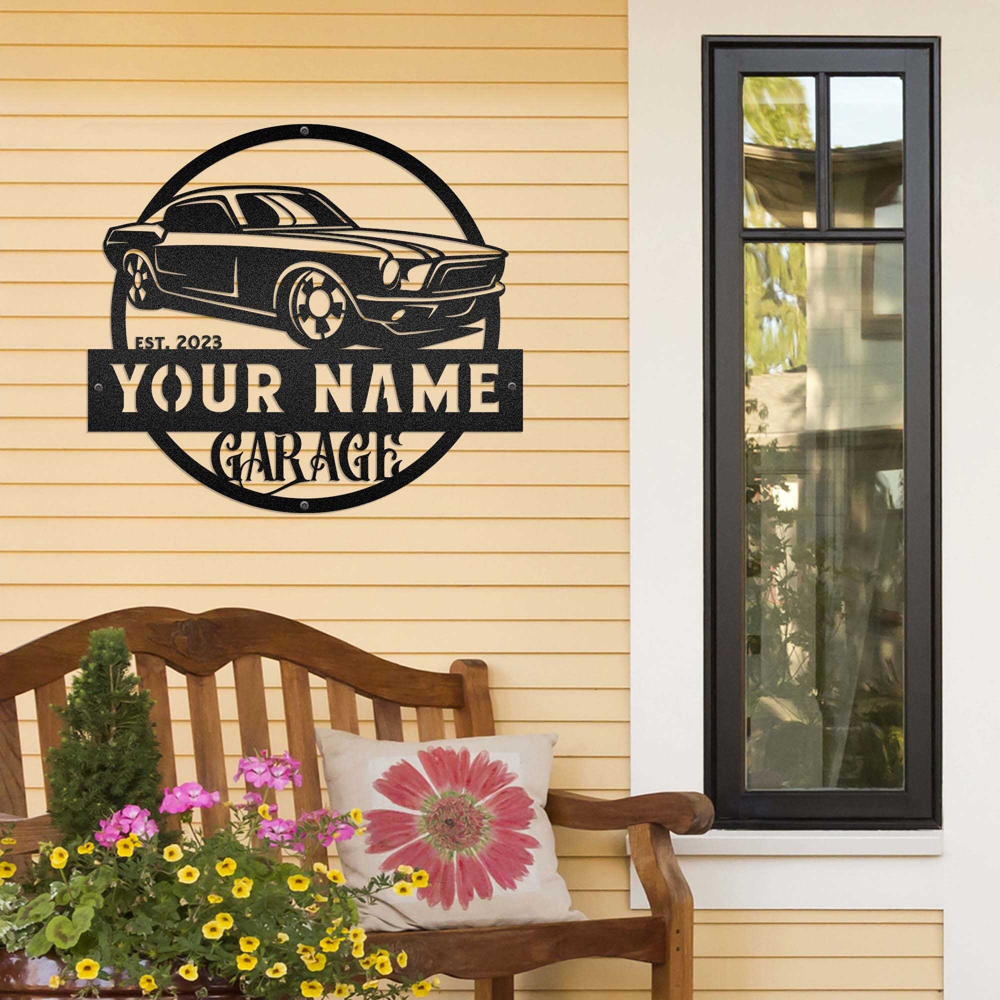 Custom Metal Wall Art Sign With LED Neon Light Name Sign - Etsy