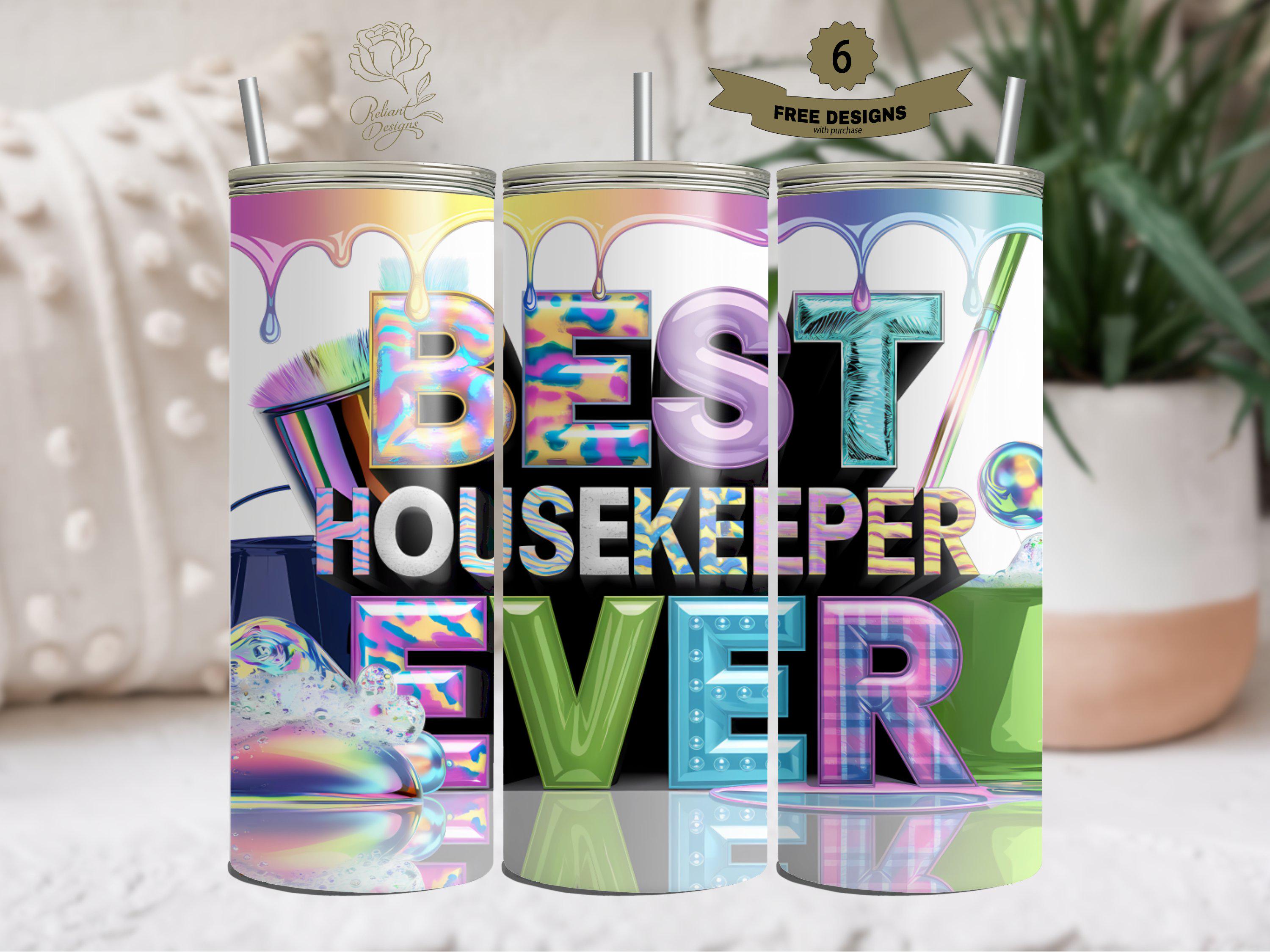 Fun Housekeeping Design | Housekeeper Png Tumbler Wrap | Housekeeper ...
