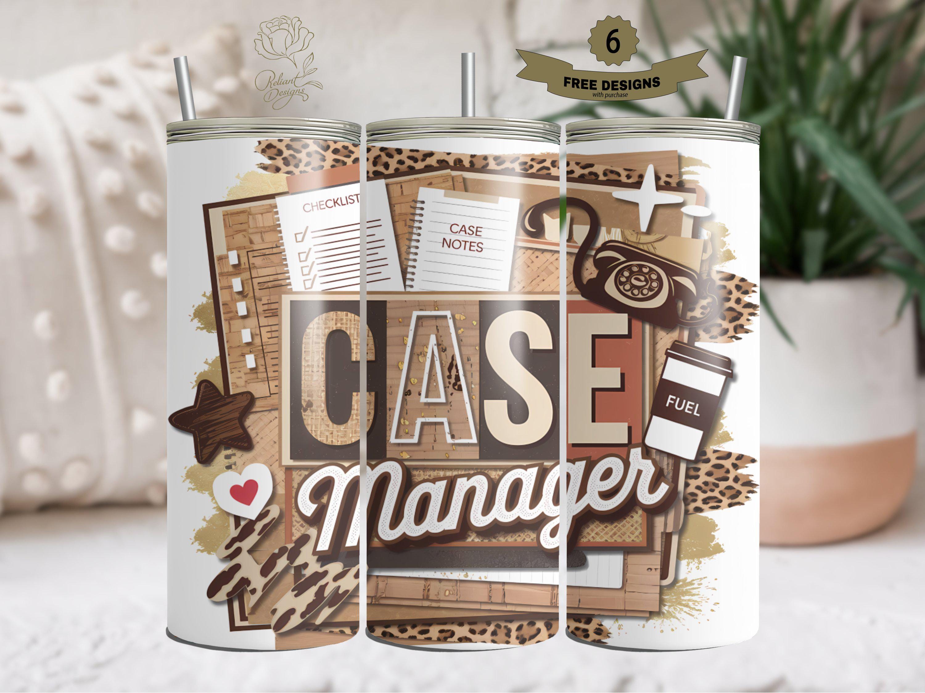 Case Manager Tumbler PNG, Case Manager Tumbler Sublimation Designs ...