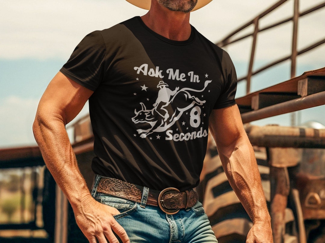 Bull Rider Gift Bull Riding Unisex Rodeo T Shirt Bull Rider Birthday ...