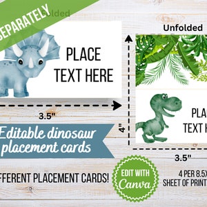 Dinosaur Party Signs, Printable Party Signs, Dinosaur Signs, Dinosaur ...