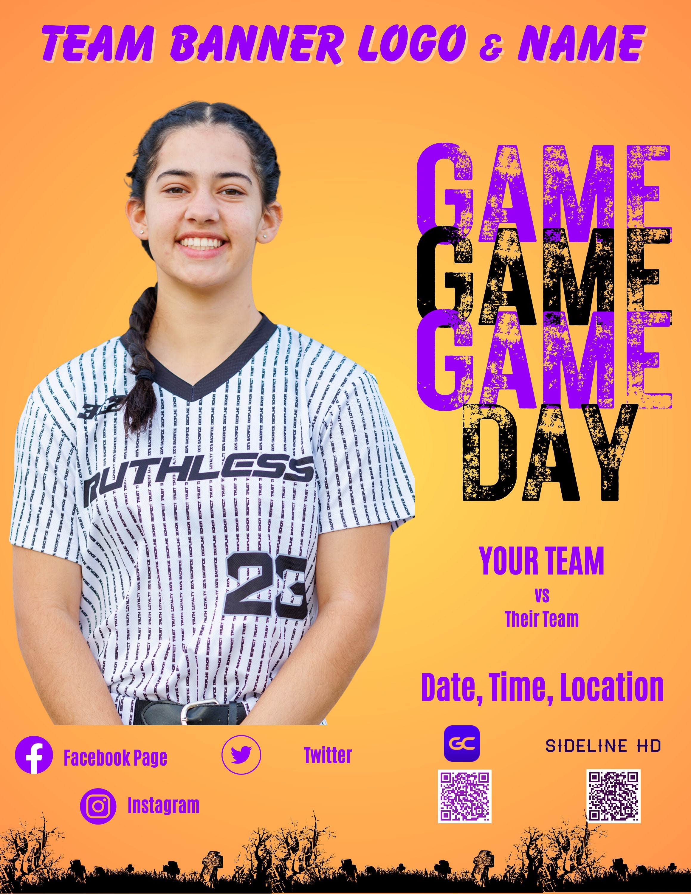 Halloween Roster - Schedule - Gameday Travel Team Softball Roster ...
