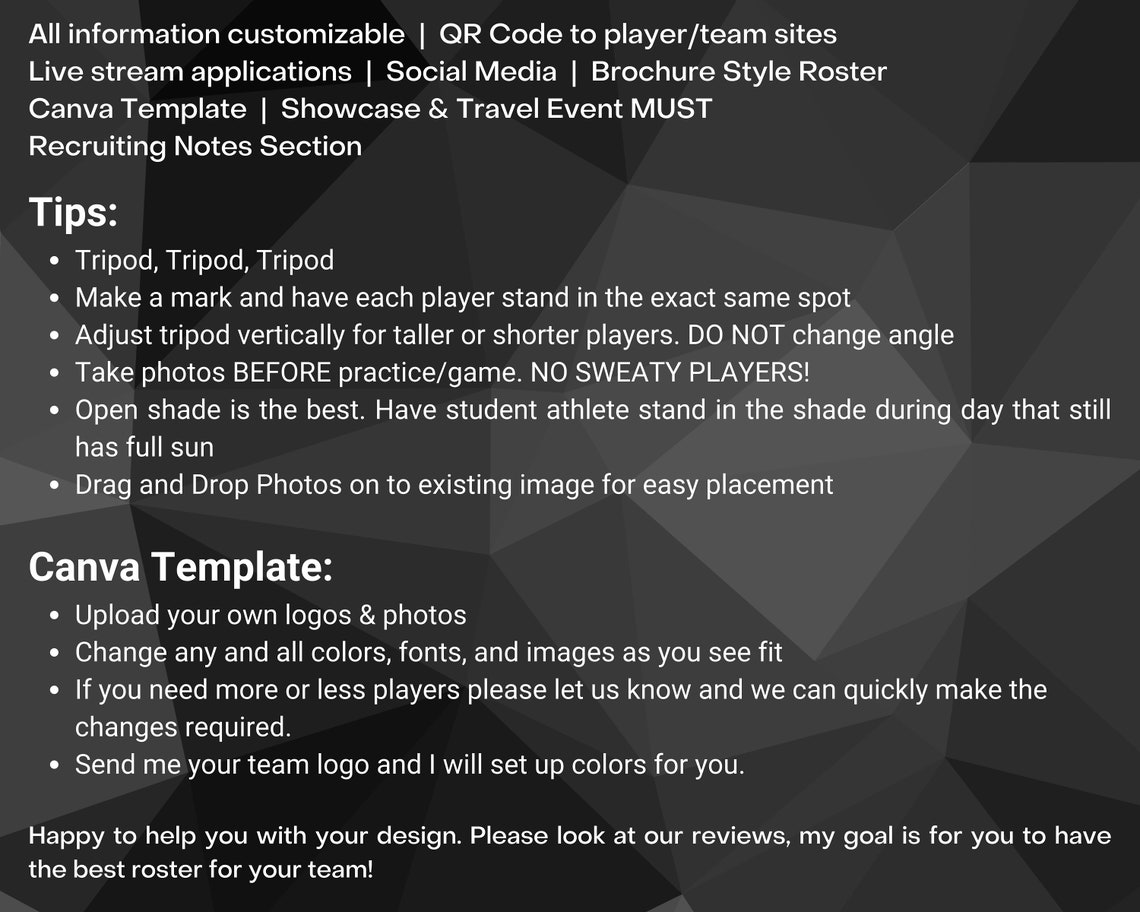 Brochure Roster Template | Travel Team Softball Roster College ...