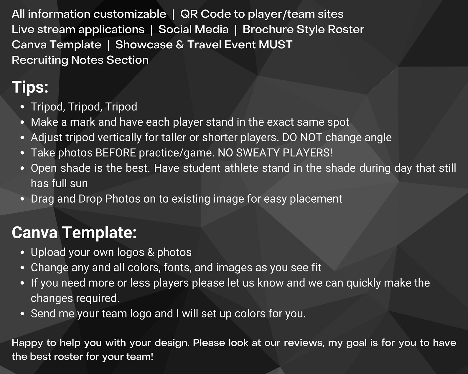 Brochure Roster Template | Travel Team Softball Roster College ...