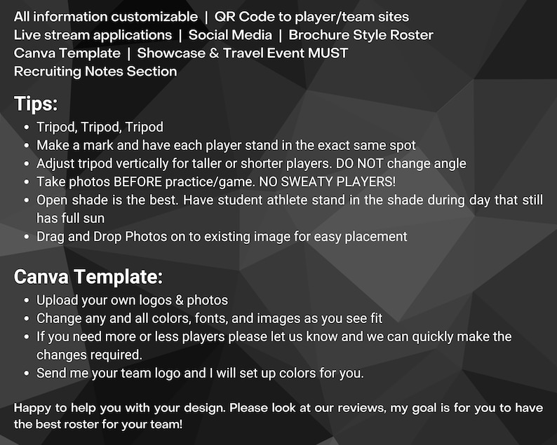 Brochure Roster Template | Travel Team Softball Roster College ...