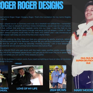 Select Soccer Roster | Travel Team | College Recruiting Editable ...