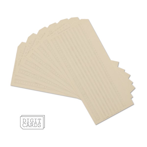 Computer Punch Card - Etsy