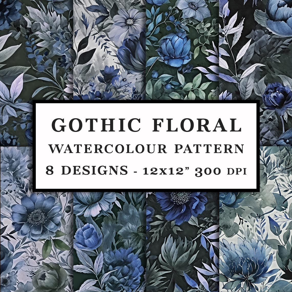 Gothic Floral Pattern
