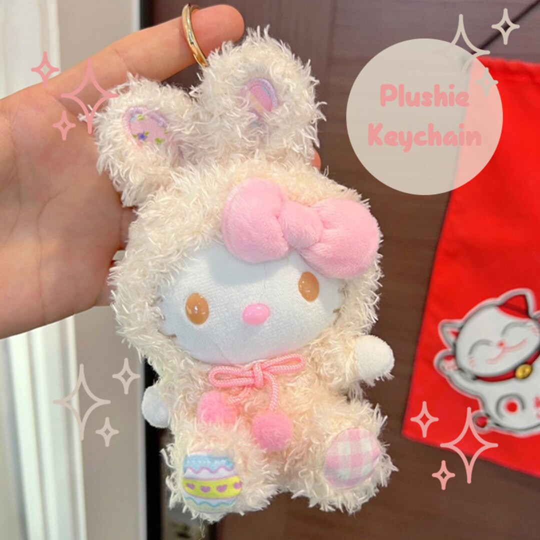 Cute Sanrio Keychain Kawaii Plush Keychain Cute Gift Kawaii - Etsy