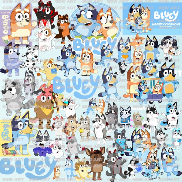 Bluey Chattermax Svg - Etsy UK