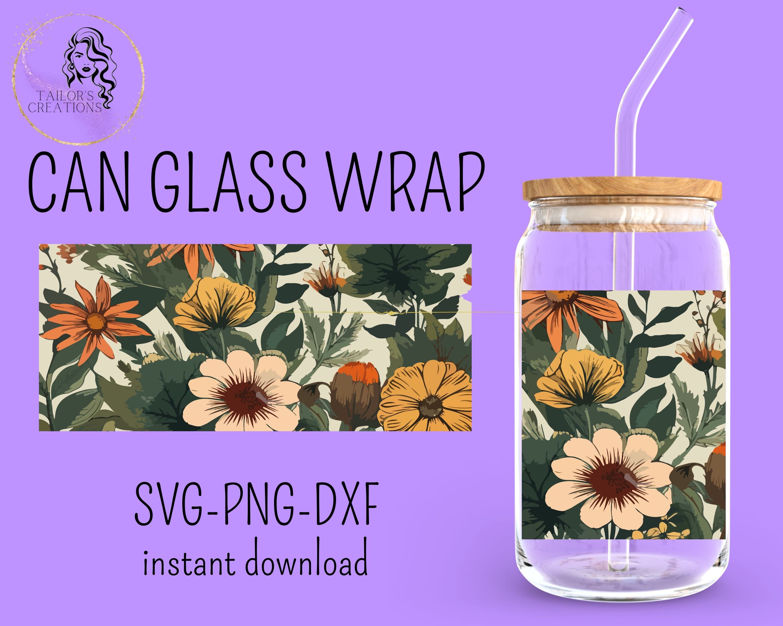 Coffee Glass Svg Libbey Glass Wrap Svg Libbey Can Wrap Etsy Uk