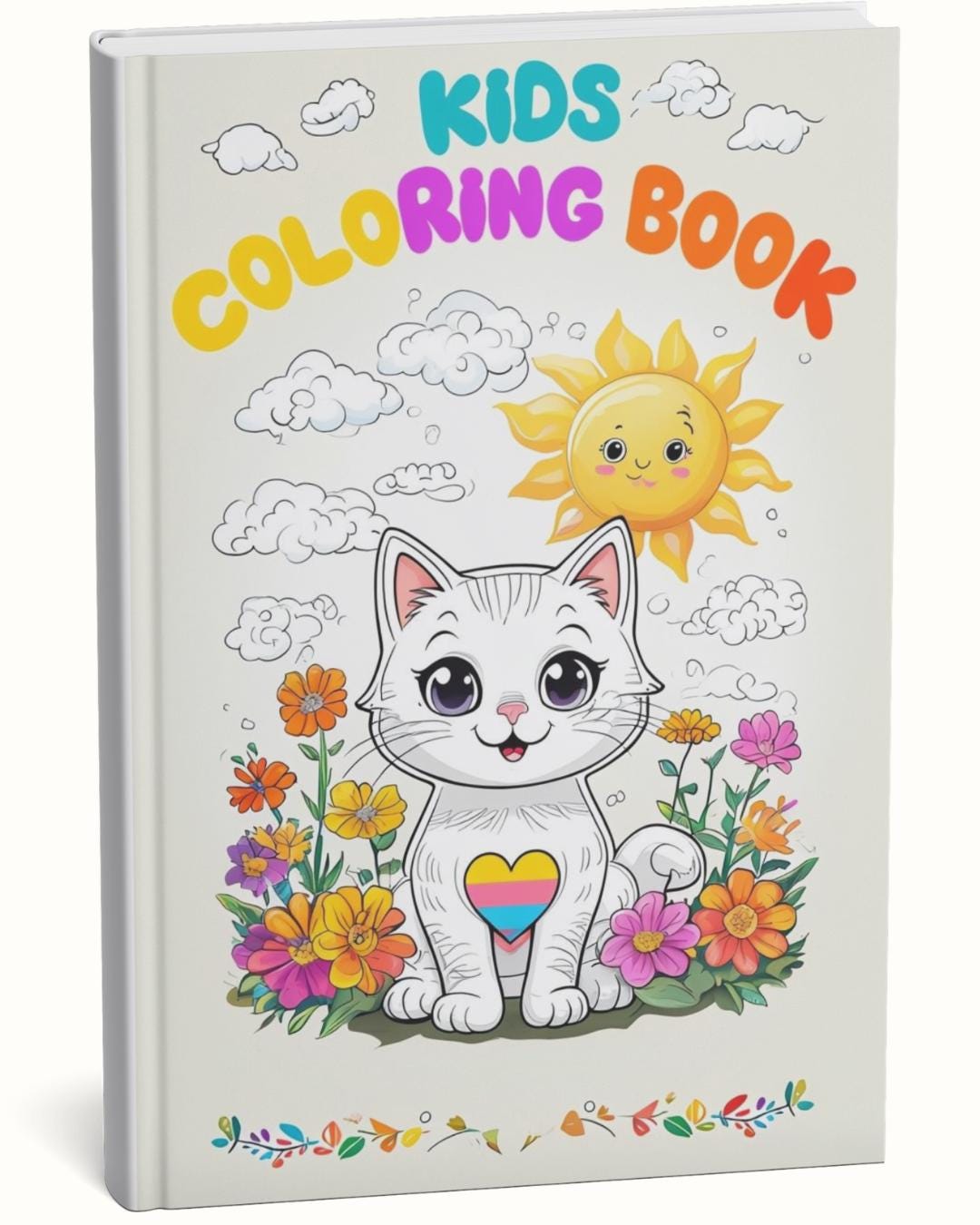 Printable Kids Coloring Book - Etsy