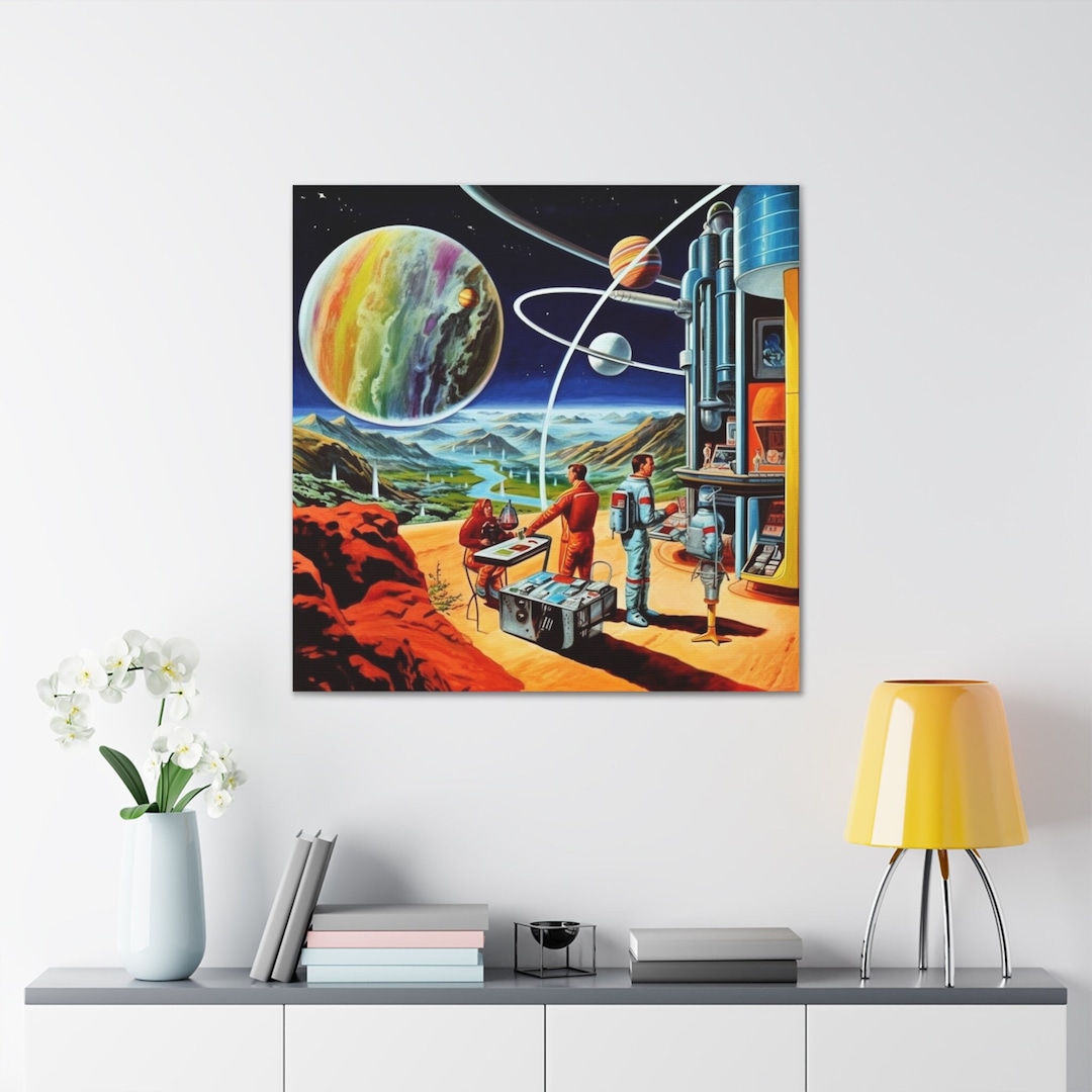 Retrofuturism 1950s Futuristic Nostalgia Vintage Futurism - Etsy