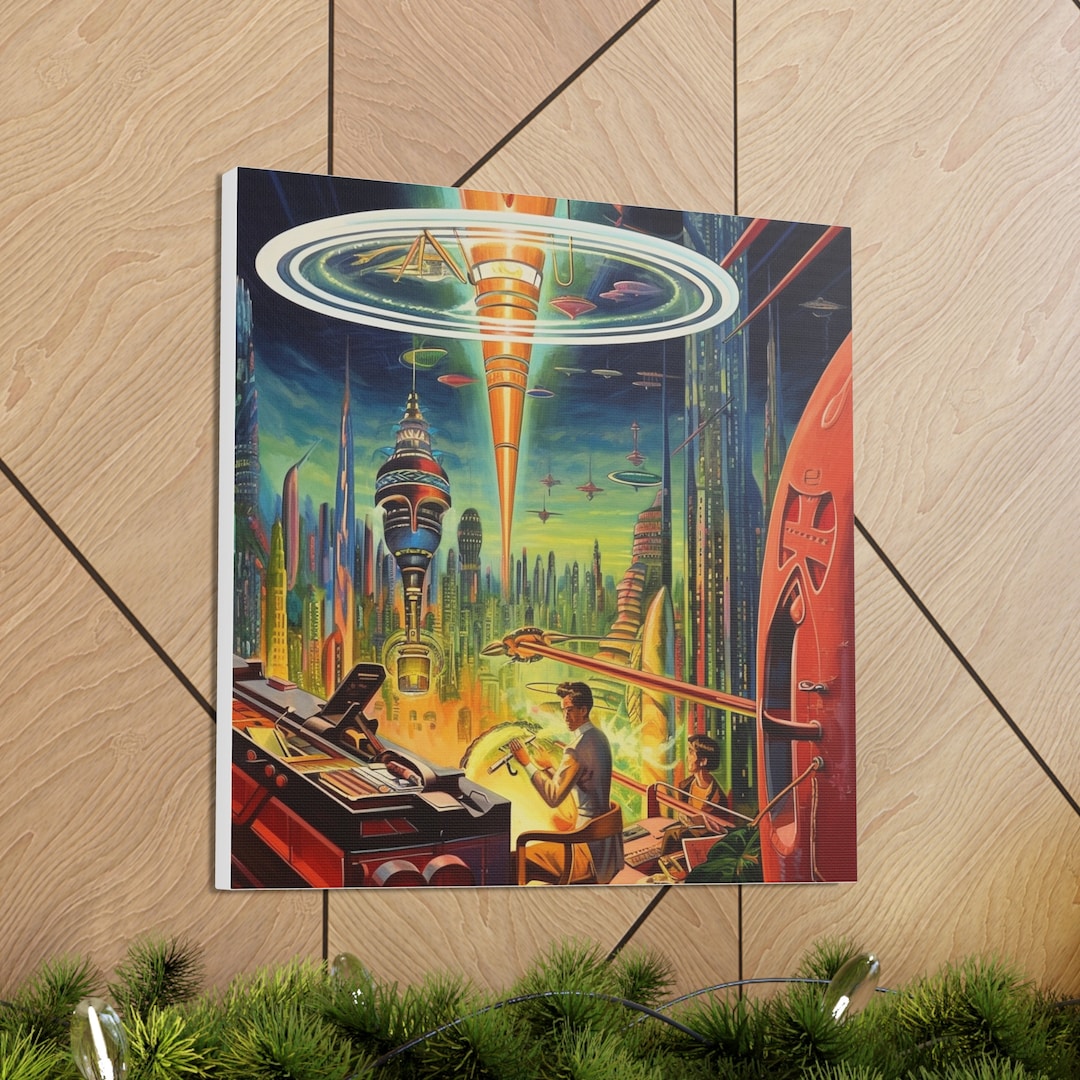 Retrofuturism 1950s Futuristic Nostalgia Vintage Futurism - Etsy