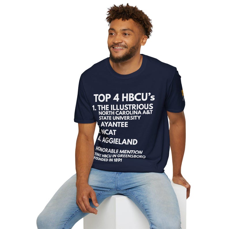 NCAT Top 4 HBCU Tshirt | the Illustrious NC A&T T-shirt | Ncat ...