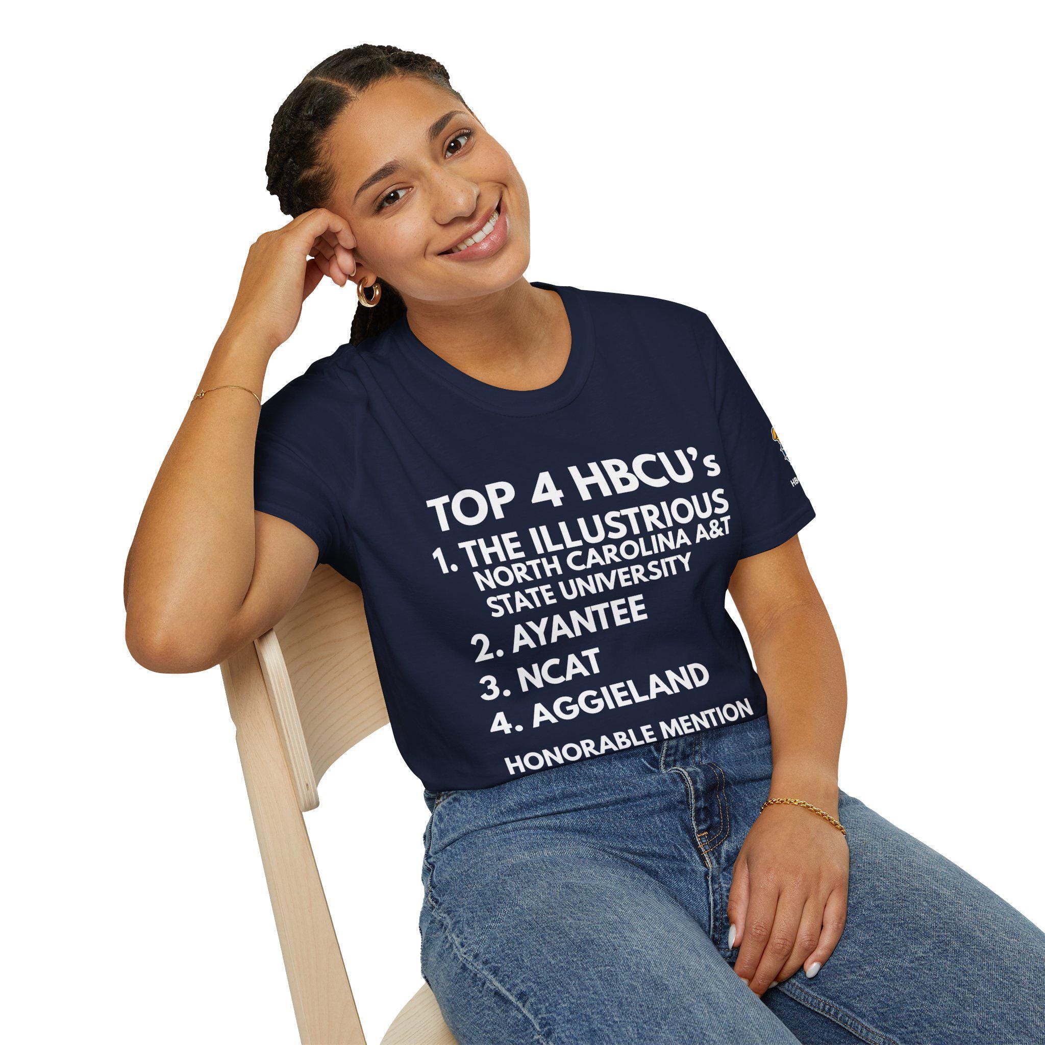 NCAT Top 4 HBCU Tshirt | the Illustrious NC A&T T-shirt | Ncat ...
