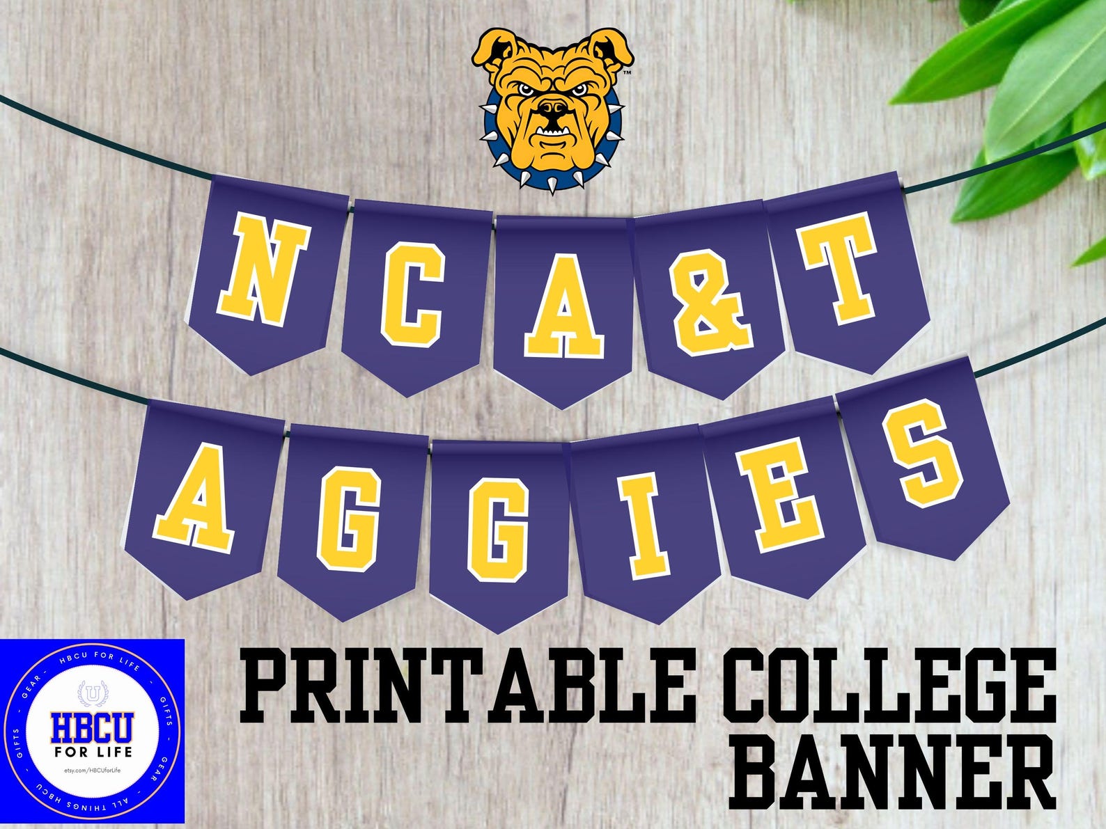 Printable NCAT Aggies and Aggie Pride - College Decision Day Decor ...