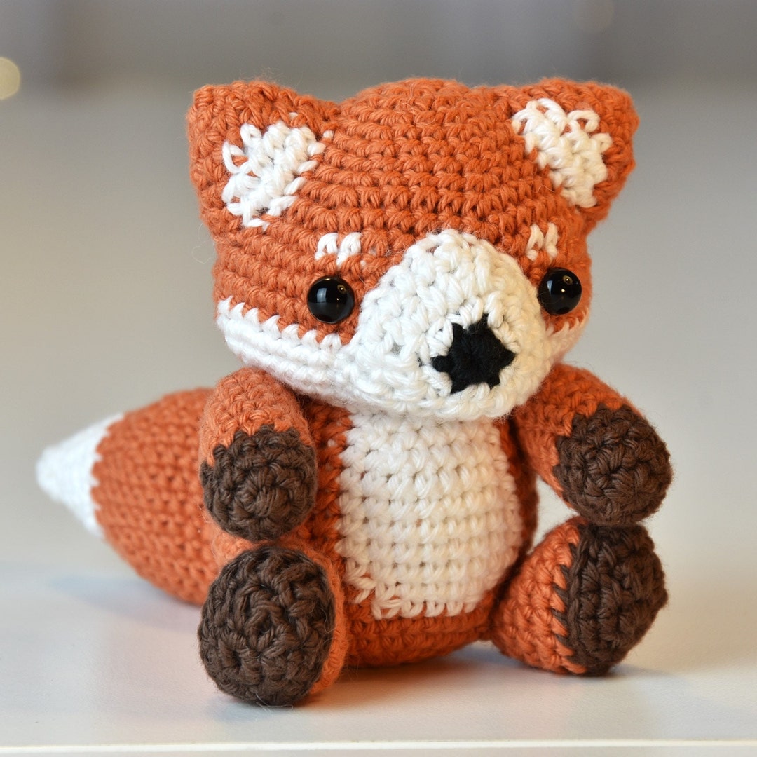 Fox Crochet Pattern Fox Amigurumi for Crocheting Foxy - Etsy