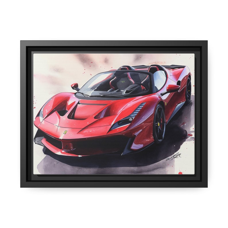 Ferrari SF90 Spider Digital Art | Watercolor Print | Exquisite Car ...